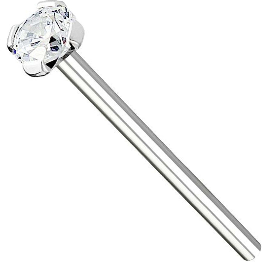 Fishtail Zirkonia Silber – PiercingXXL